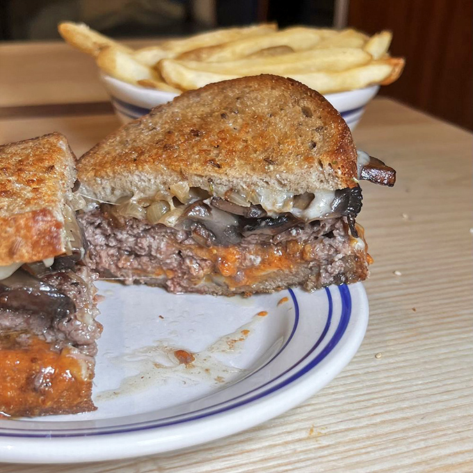 The Patty Melt: Where burger meets grilled cheese in a mouthwatering union. It's the comfort food marriage we didn't know we needed!