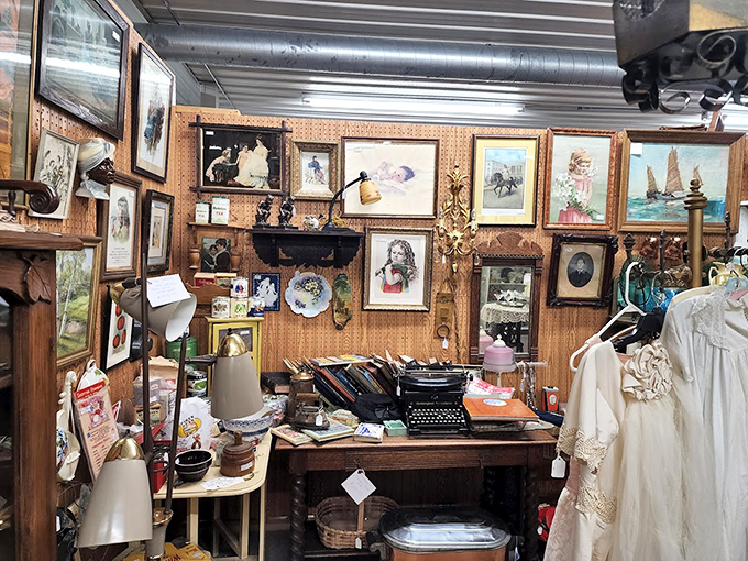 A wall of windows to the past! These framed memories are like Instagram for time travelers - #NoFilterNeeded.