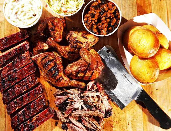 The Pitmaster's Feast: Where indecision meets deliciousness. It's like a BBQ sampler platter on steroids.