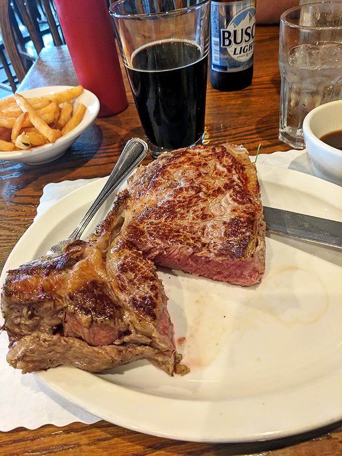 The T-bone's beefier cousin has arrived! This prime rib is so tender, you could cut it with a stern look.