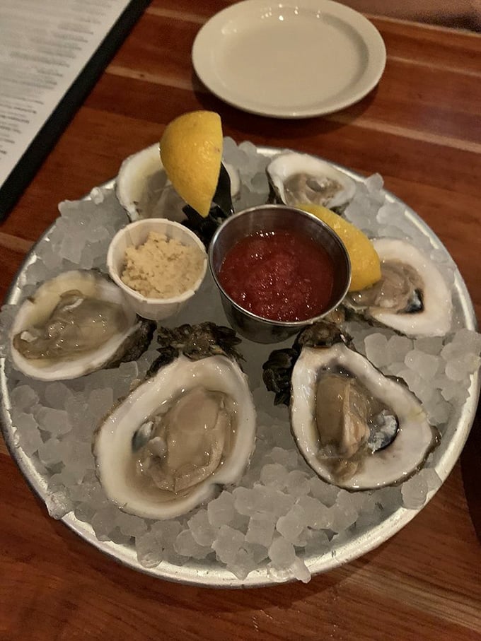 Oysters so fresh, you can almost hear the ocean. These bivalves are ready for their close-up!