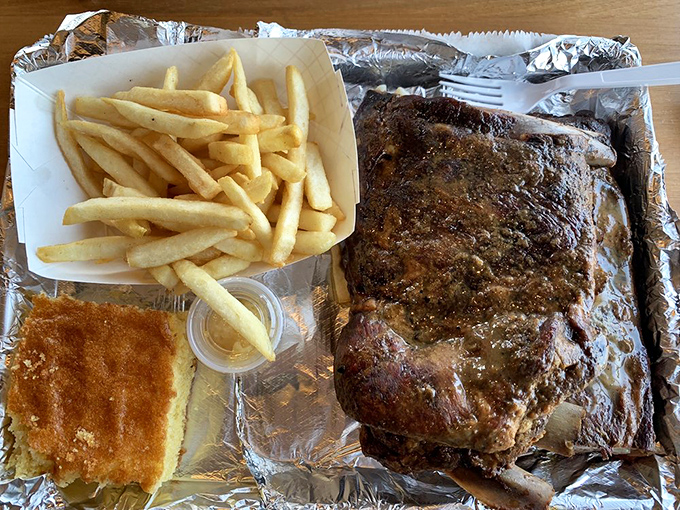 Meat and greet! This platter is like a BBQ greatest hits album, featuring chart-toppers like smoky ribs and savory pulled pork.