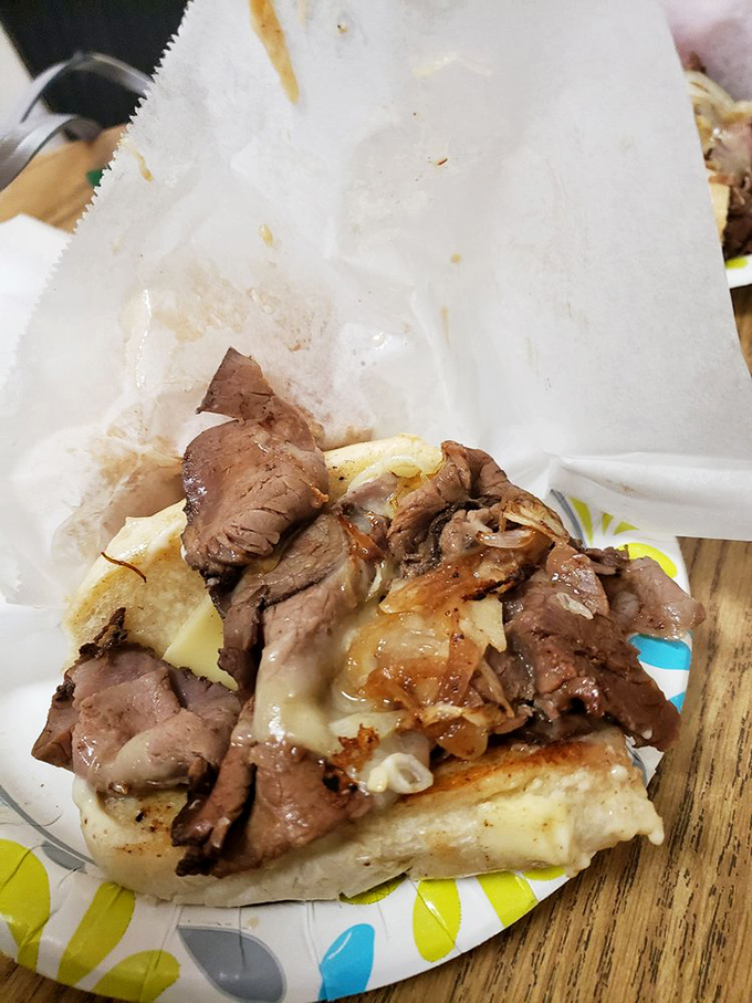Meat lovers, rejoice! This roast beef and cheddar creation is what carnivorous dreams are made of. Napkins advised, bibs optional.