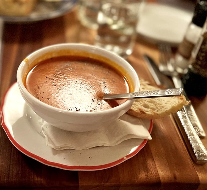 This tomato soup isn't just comfort in a bowl&mdash;it's what sunshine would taste like if it took a warm bath in cream.