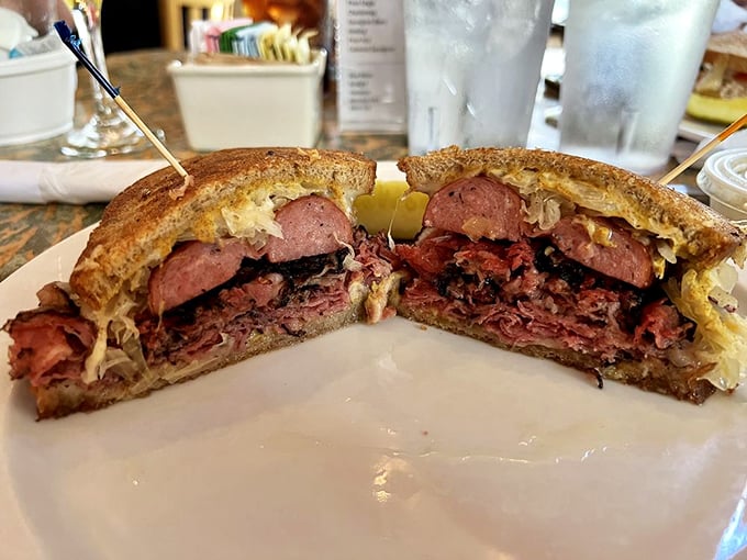 Ahoy, flavor! The Sailor's Sandwich is a seaworthy feast that would make Popeye trade in his spinach.