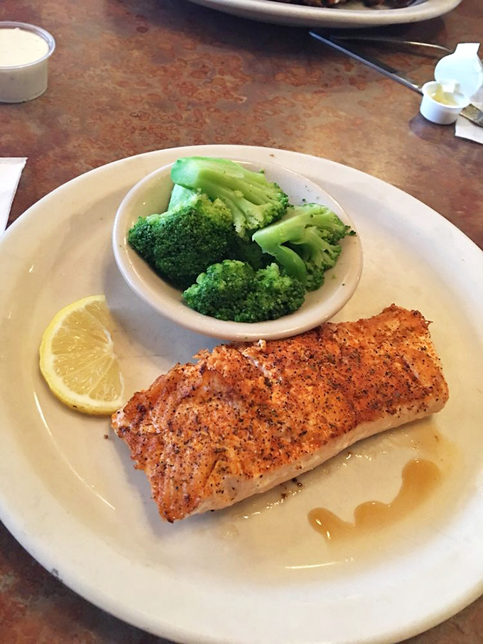 Who says you can't bring the beach to West Virginia? This salmon dish is like a mini-vacation for your taste buds.