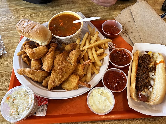 Holy mackerel! This seafood platter is like an aquatic amusement park for your taste buds. Dive in!