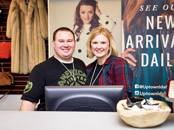 Meet the friendly faces behind the fashion! These smiling owners are ready to help you find your next favorite outfit. Prepare for a warm welcome.