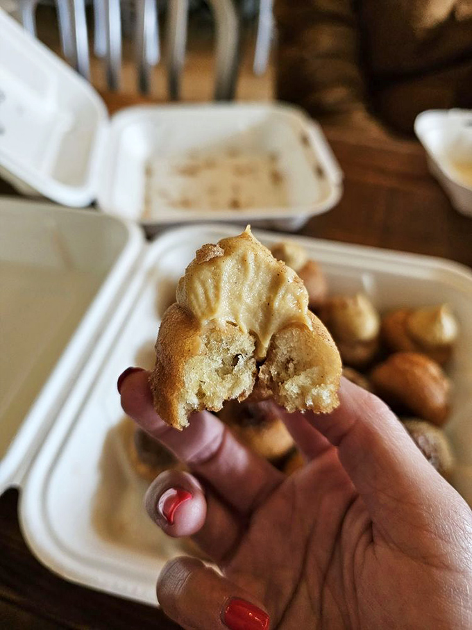 Grandma's sweet potato pie got a glow-up! This donut captures all the cozy flavors of fall in one bite-sized package.