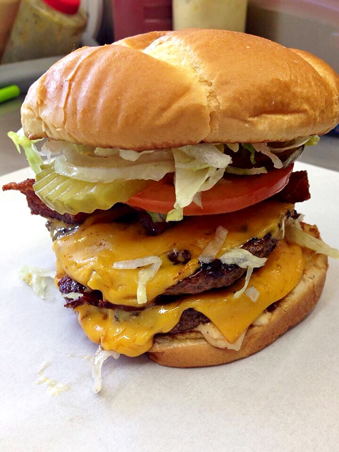 Meet the Wally Whopper: a towering testament to the fact that sometimes, bigger really is better. Napkins required!