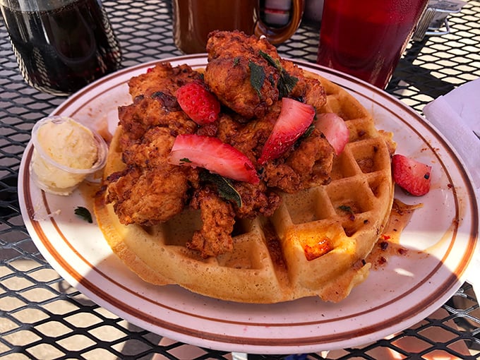 Double the waffles, double the fun! These golden beauties are giving us serious breakfast envy. Pass the syrup, please!