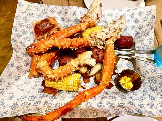Crab legs so good, they'll make you consider growing an extra set of hands. Butter-dipping paradise awaits!