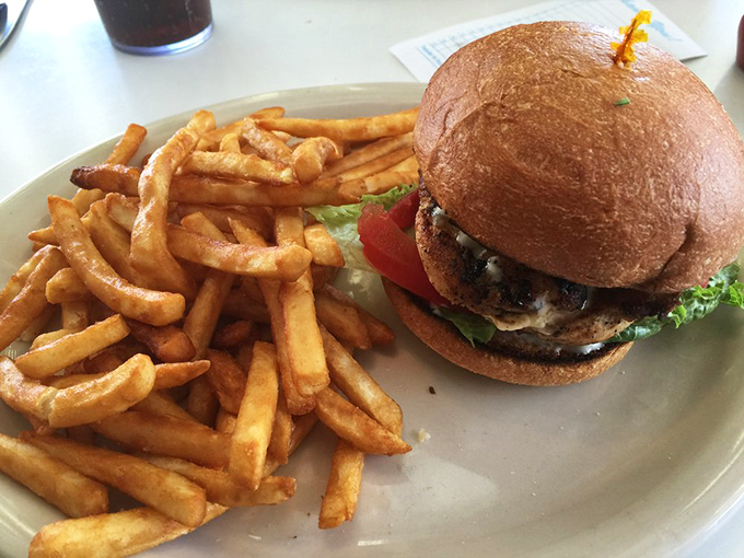 This isn't just a burger, it's a hand-held flavor festival. The fries? They're its enthusiastic backup dancers.