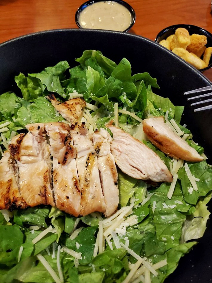 Who knew eating your greens could be this exciting? This Caesar salad is the Meryl Streep of side dishes.