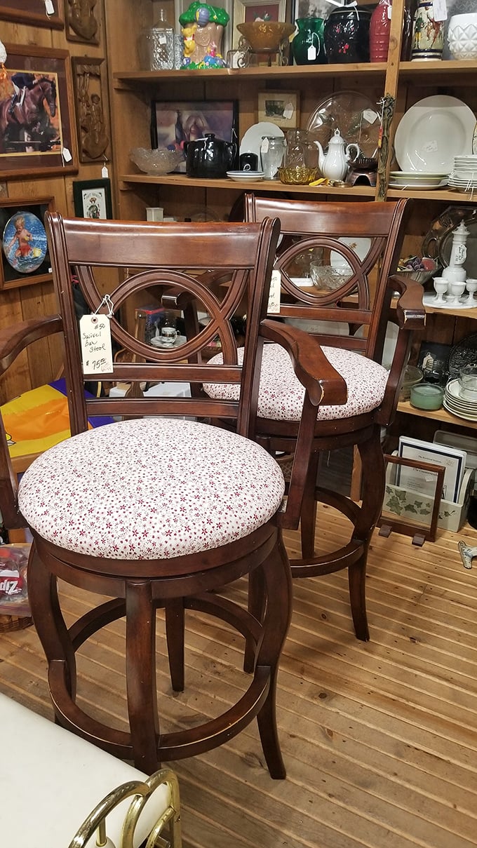 Take a seat and stay awhile! These chairs have seen more backsides than a doctor's waiting room, each with a story to tell.