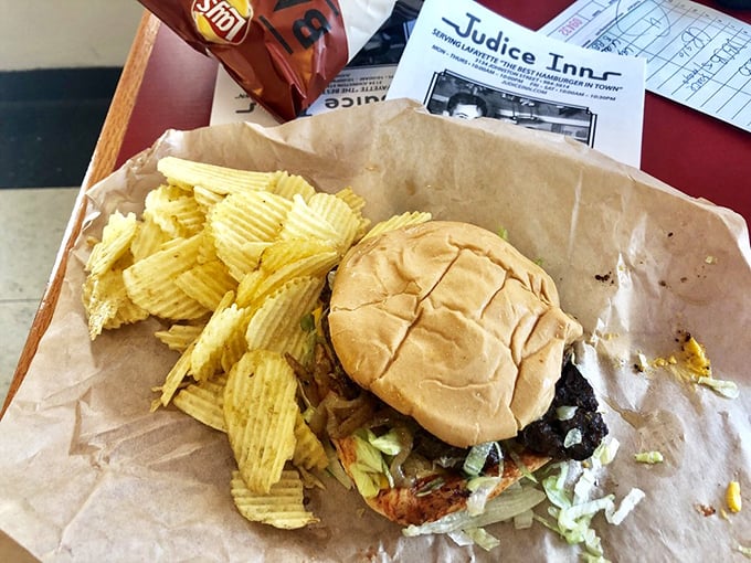 No fries? No problem! These crispy chips are the perfect sidekick to your burger adventure.
