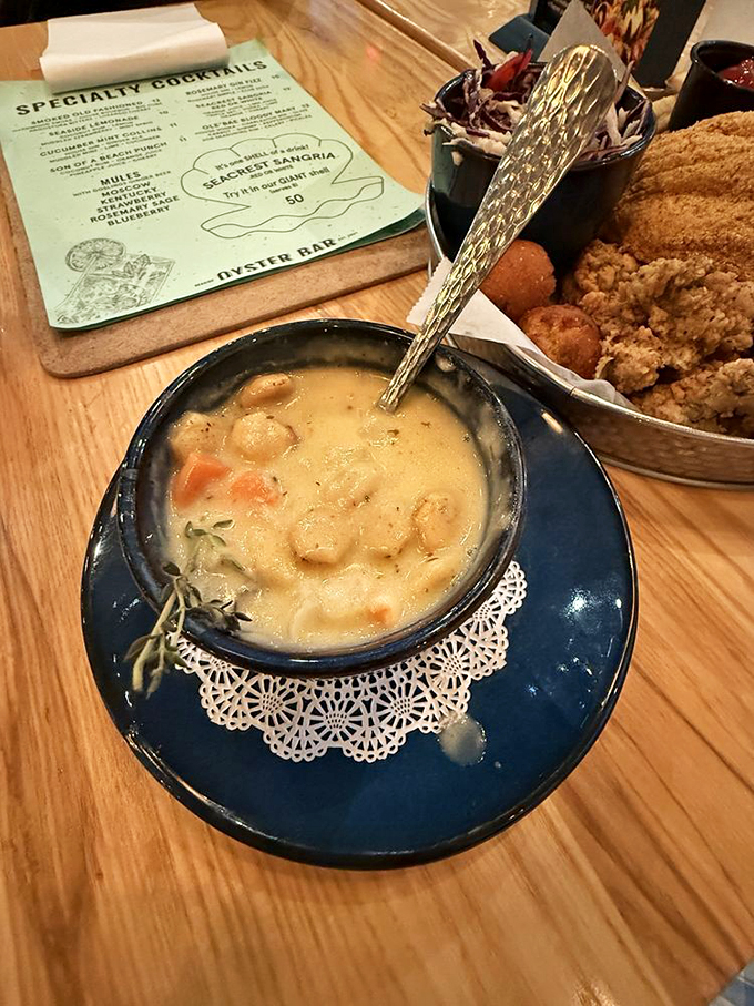 Chowder perfection: creamy, dreamy, and packed with more treasures than Davy Jones' locker. Dive in, mateys!