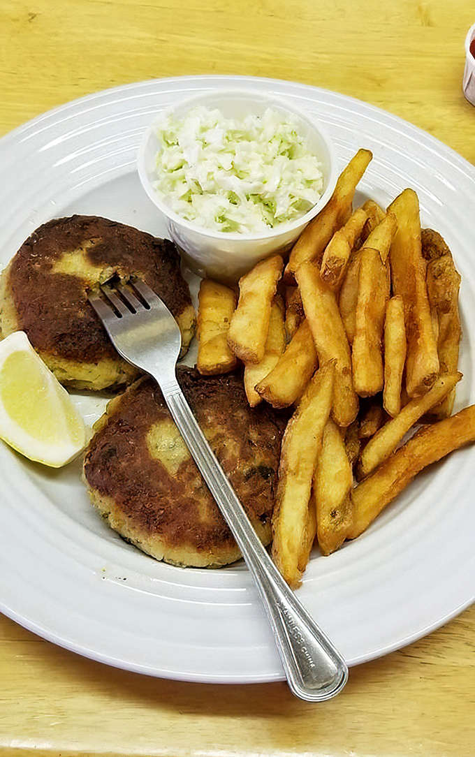 These crab cakes are ready for their close-up! Crispy on the outside, succulent on the inside &ndash; it's seafood's answer to the perfect selfie.