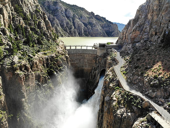 Buffalo Bill Dam: An engineering marvel that'll make you say, "Dam, that's impressive!" Mother Nature, meet human ingenuity.