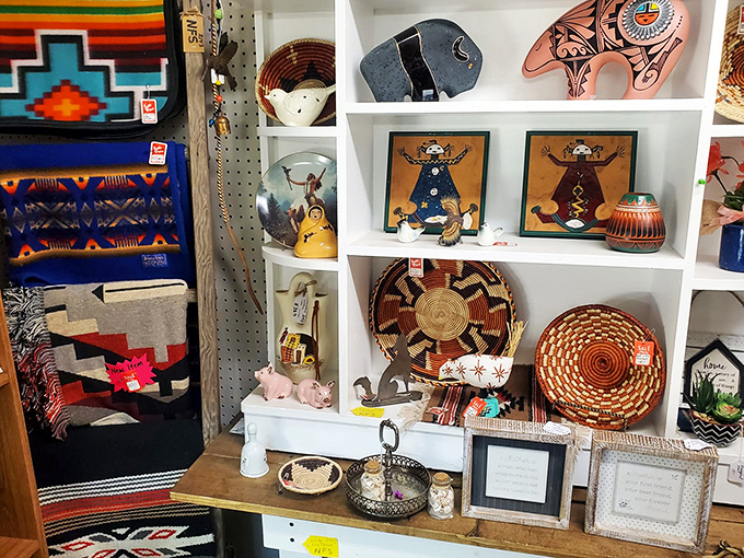 From Kokopelli to kachinas, this corner celebrates the vibrant artistry of the Southwest. It's a cultural feast for the eyes!