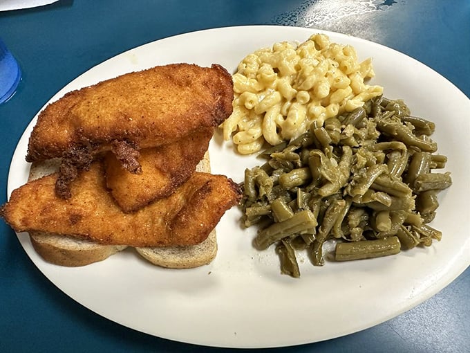 Golden-brown and delicious: This fried fish is the catch of the day, every day. Sorry, Nemo, you're too tasty!