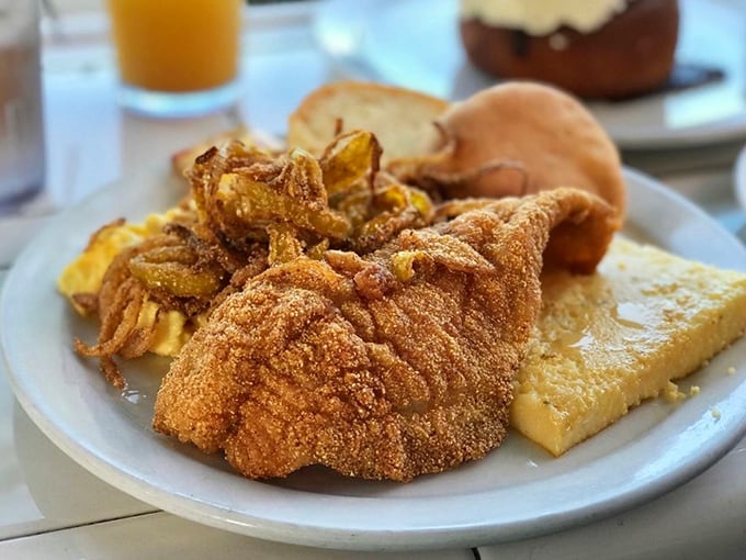 Golden-brown perfection! This crispy fish is so good, it might just convince you to trade in your land legs for fins.