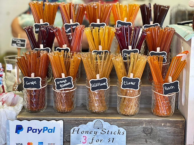 Nature's candy straws! These honey sticks are like flavor lightsabers for your taste buds. May the sweetness be with you, always.