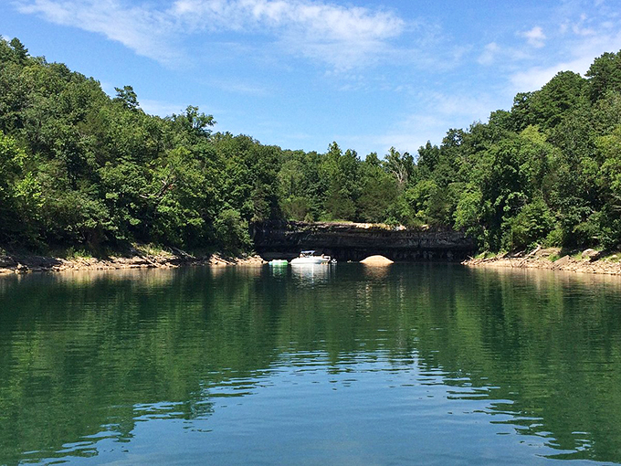 Mother Nature's swimming pool! This serene spot is perfect for a refreshing dip or a lazy afternoon of floating. Sunscreen required, worries optional.