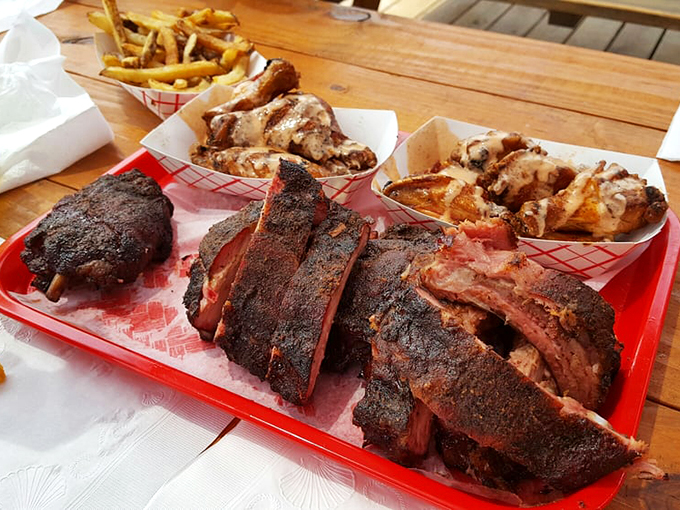 Meat, meet your match! This platter is so loaded, it could bench press your hunger into submission.