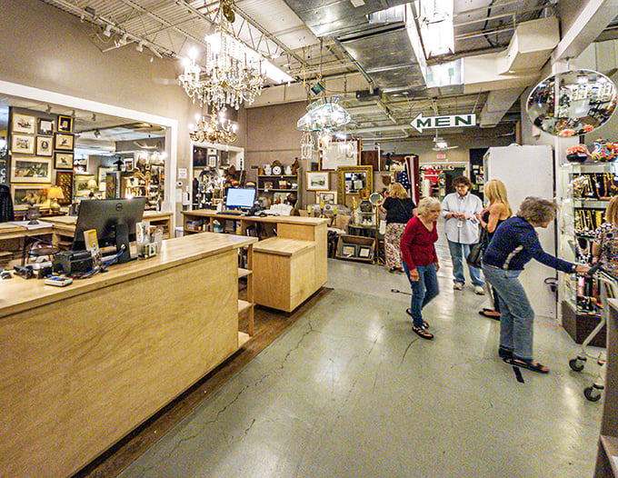 The heart of GasLamp: where shoppers become archaeologists, unearthing treasures from the past. Indiana Jones, eat your heart out!
