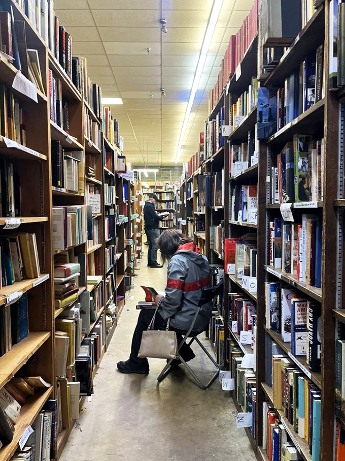 Shhh... bookworms at work! These intrepid readers are mining for gold in the form of forgotten classics and hidden bestsellers.