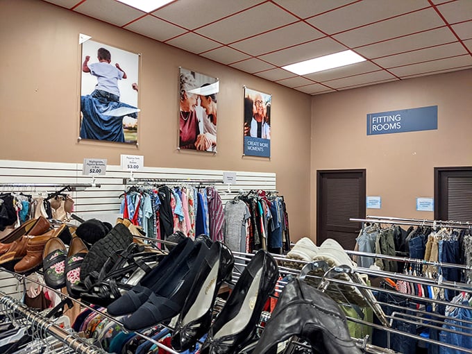 Cinderella, eat your heart out! This shoe bonanza is where stilettos and sneakers mingle, waiting for their fairy godmother (or savvy shopper) to take them home.