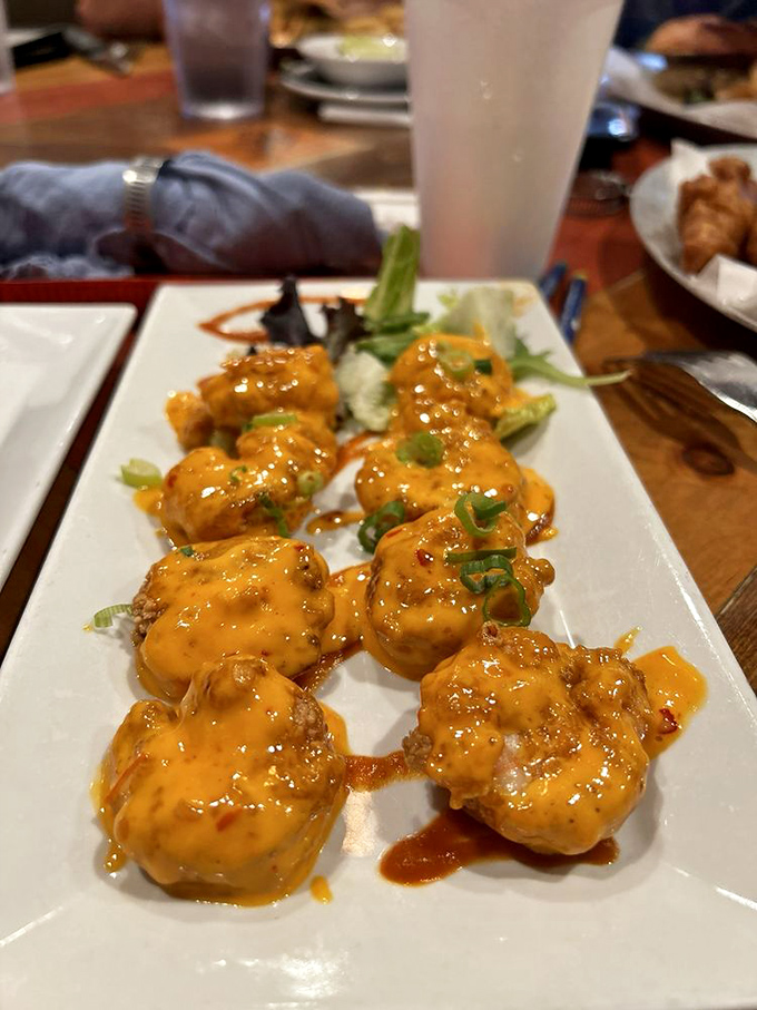 These aren't just boneless wings&mdash;they're flavor vehicles delivering saucy satisfaction with every bite. The garnish is just there to make you feel virtuous.