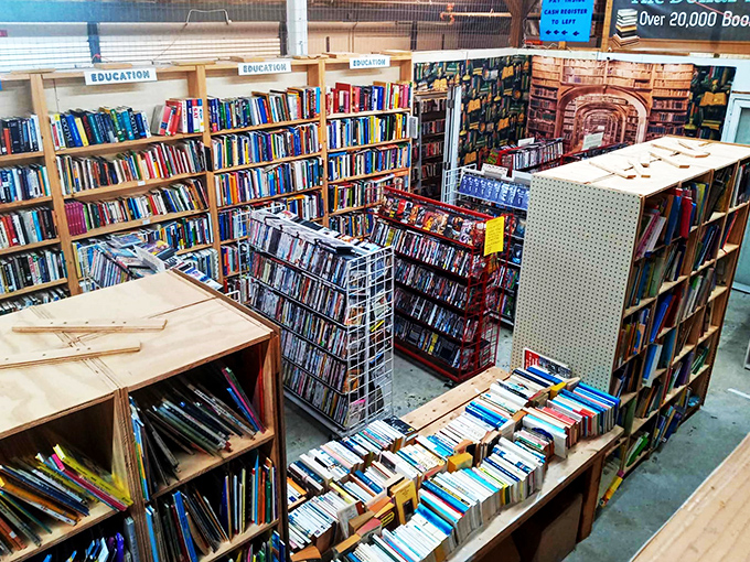 A bird's eye view of book heaven. If knowledge is power, this place could light up the entire Eastern Seaboard!