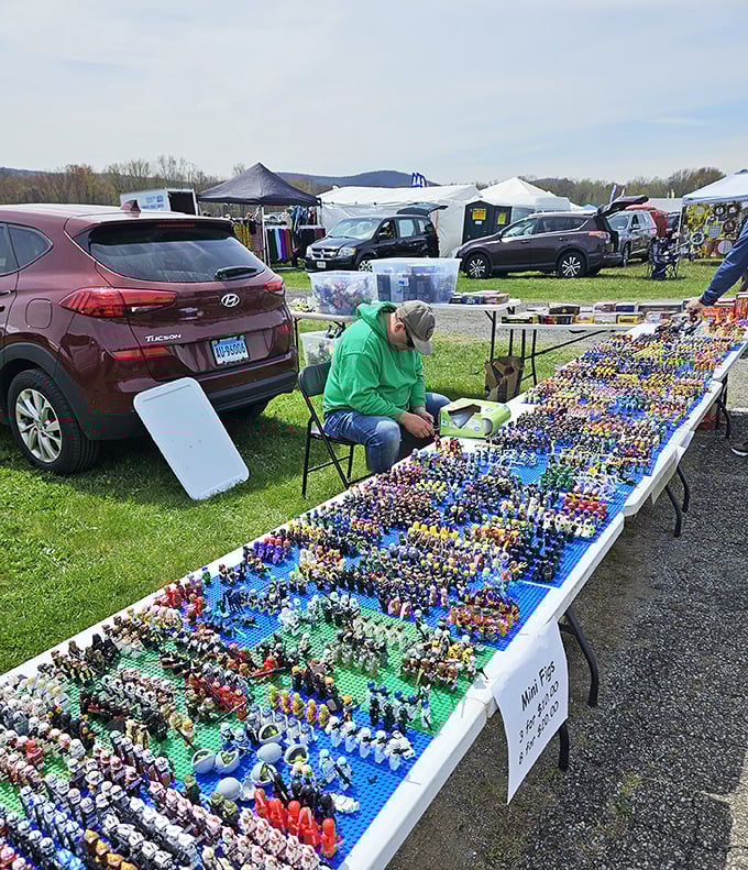 Needle in a haystack? Try finding that one missing Lego figure in this plastic sea of possibility!