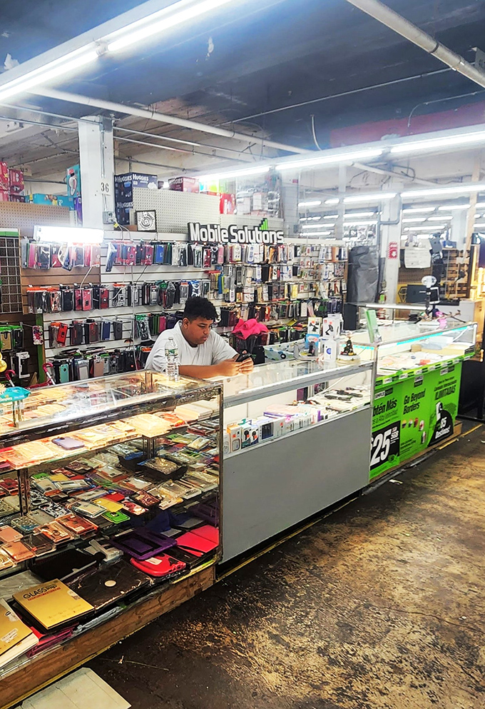 Meet the maestro of miscellany. This vendor's booth is a symphony of curiosities, conducted with passion and priced to move.