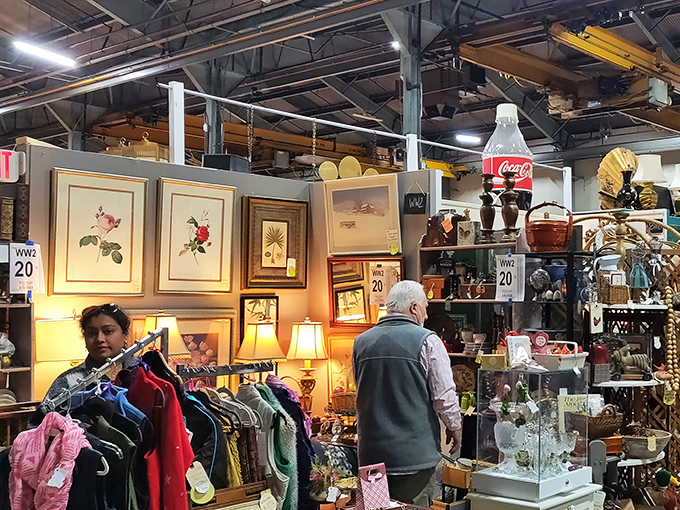 "I spy with my little eye..." becomes an Olympic sport here. Can you spot that perfect piece before your fellow shoppers?