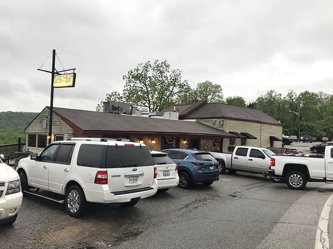 Knotty Pine On The Bayou: Where Kentucky meets Cajun in a cozy cabin setting. It's a flavor vacation!