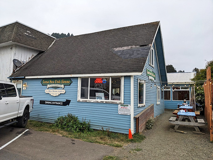 Luna Sea Fish House: This blue beacon of deliciousness is like a siren call for seafood lovers.