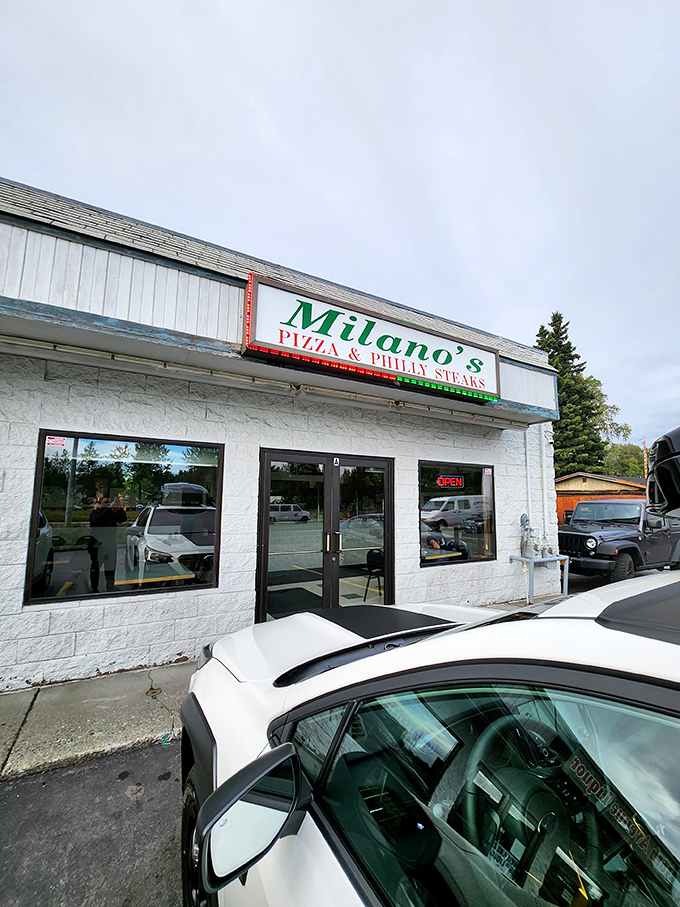 Milano's Pizza: A slice of Italy in the Last Frontier! This unassuming spot serves up pizzas that'll transport you straight to Naples.