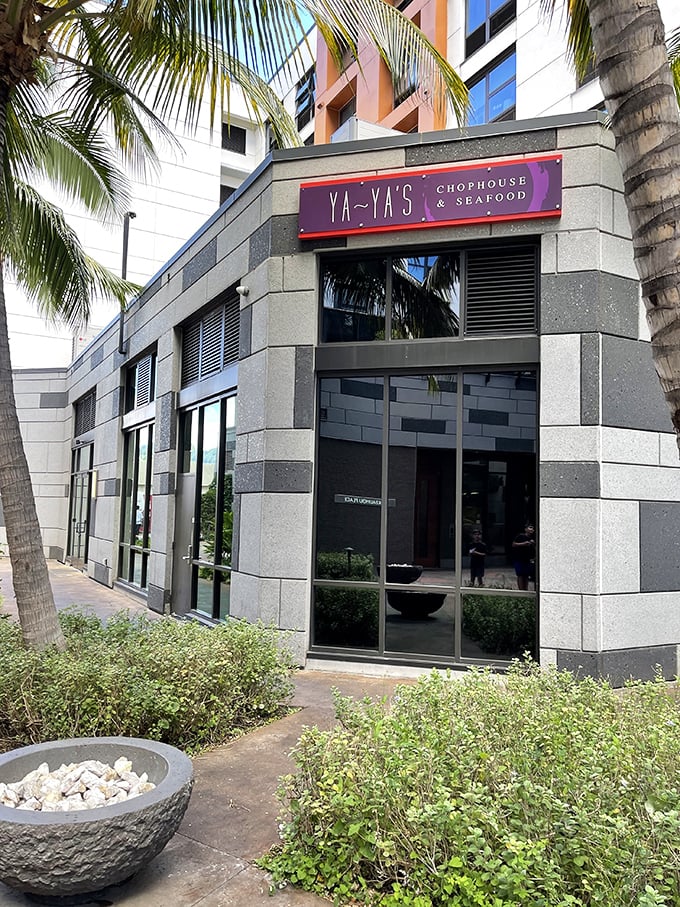 Ya-Ya's Chophouse & Seafood: Urban chic meets island vibes! This modern steakhouse proves that paradise looks good in a little black dress.