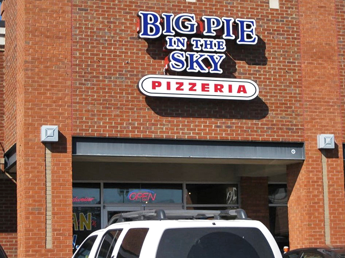 Is it a pizza or a flying saucer? At Big Pie in the Sky, the truth is out there – and it's delicious.