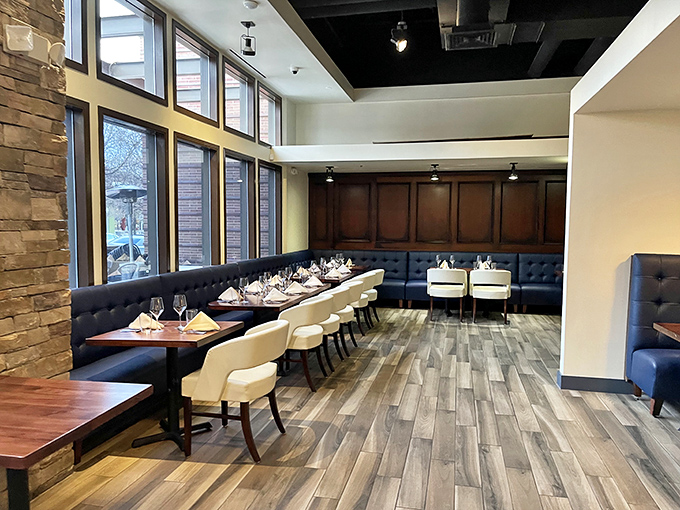Modern design meets meaty tradition. Law's is where your grandpa's steakhouse went to college and got cool.