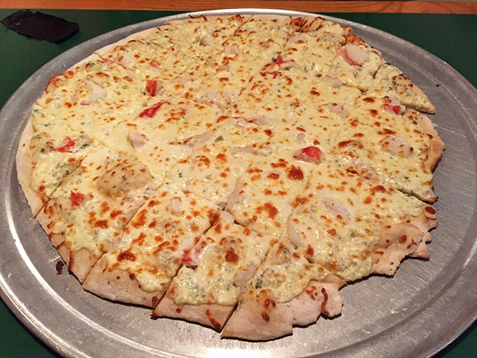 The dynamic duo: Vodka sauce and pepperoni join forces on this slice. It's like a party in your mouth, and everyone's invited!