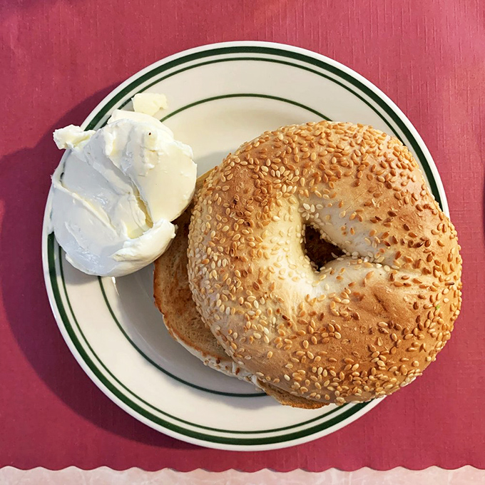 Meet the everything bagel's cooler cousin. This sesame-studded beauty is ready to schmear its way into your heart, one bite at a time.