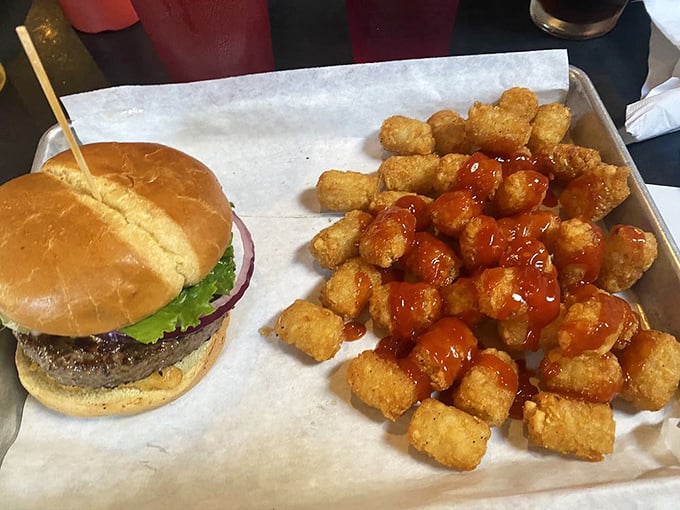 The Golden State of mind on a plate! This California-inspired burger is so fresh, you can almost hear the ocean waves crashing nearby.