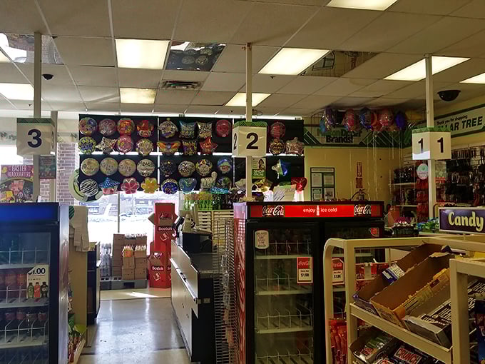 Candy land realized! The sweet tooth section offers enough sugar rush options to power a kindergarten class through naptime.