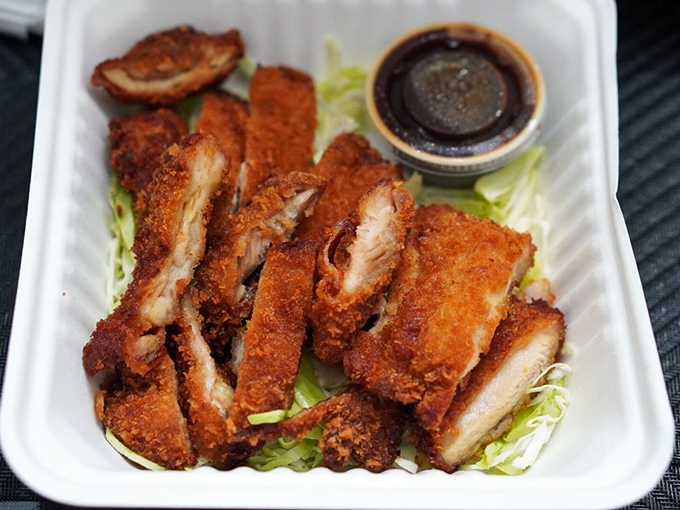 Chicken katsu: The crunch heard 'round the world. It's like a hug for your taste buds, Hawaiian style.