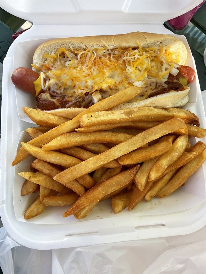 Holy hot dog, Batman! This chili cheese dog is what happens when comfort food gets a superhero makeover.