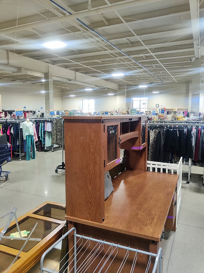 From mid-century modern to "what century is that from?" The furniture section is a time-traveling adventure.